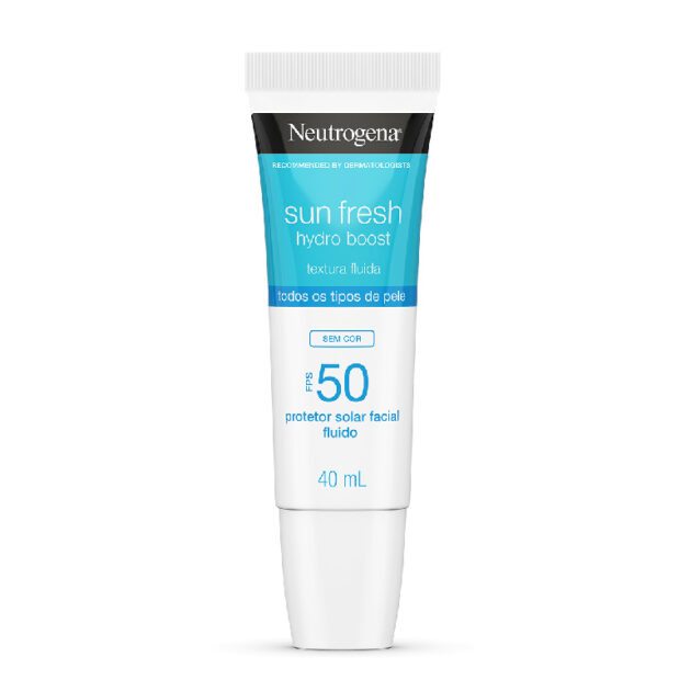 Resenha | protetor solar facial Neutrogena Hydro Boost Sun Fresh